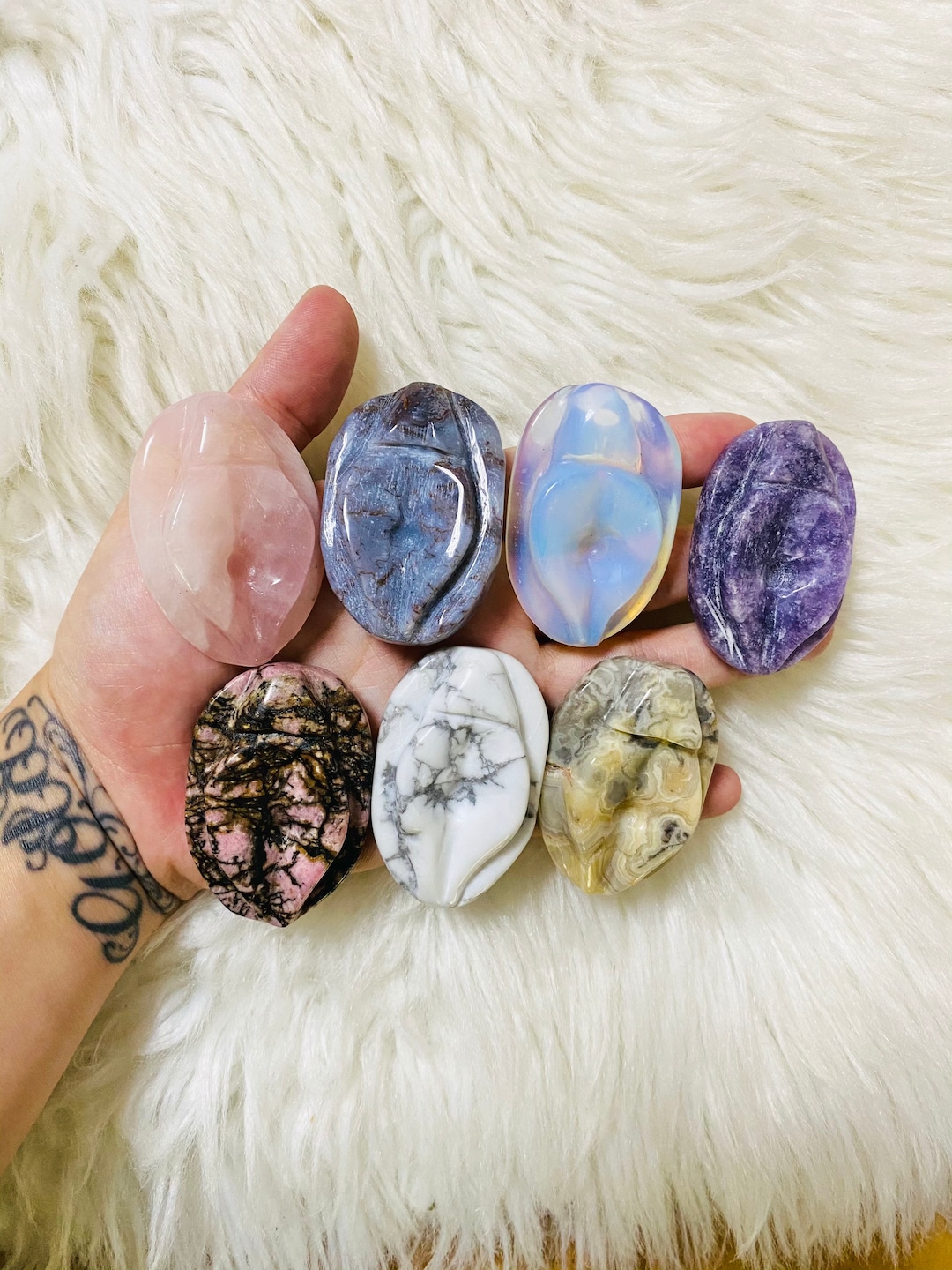 Yoni Crystal Source of Life, Sensual Feminine Energy Healing Stones ...