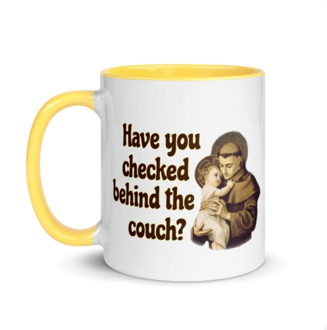 St. Anthony Mug With Color Inside - Patron Saint of Lost Things ...