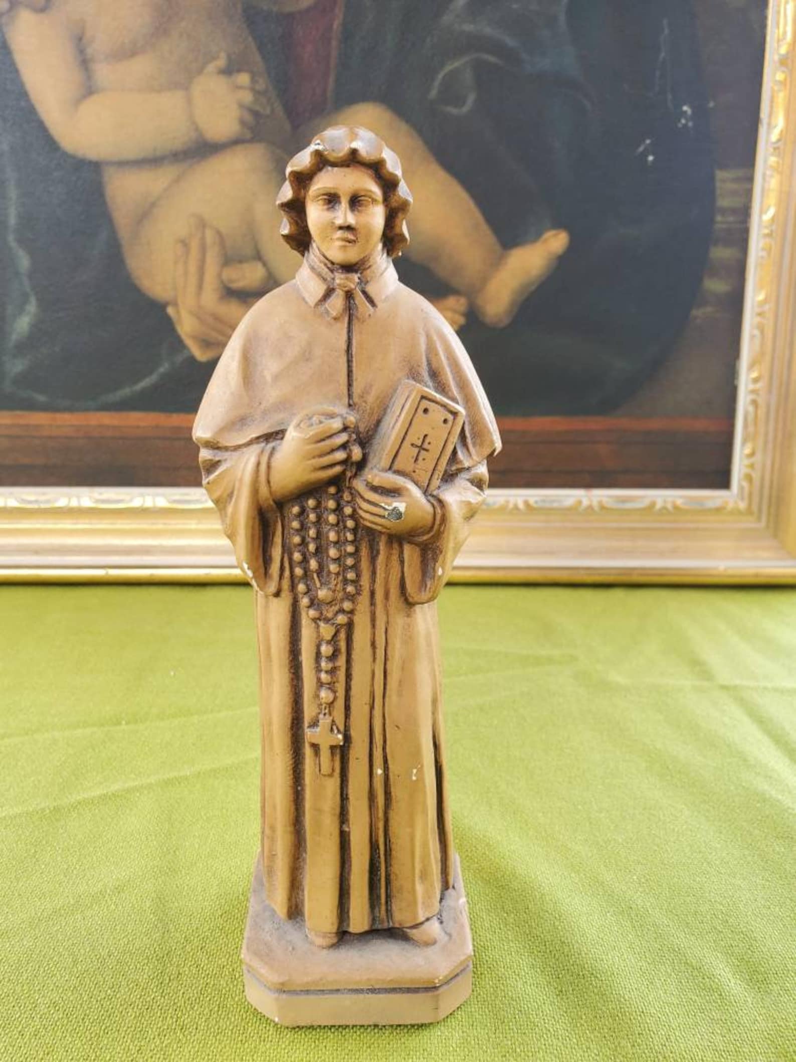 Vintage St. Elizabeth Ann Seton Statue American Patron | Etsy