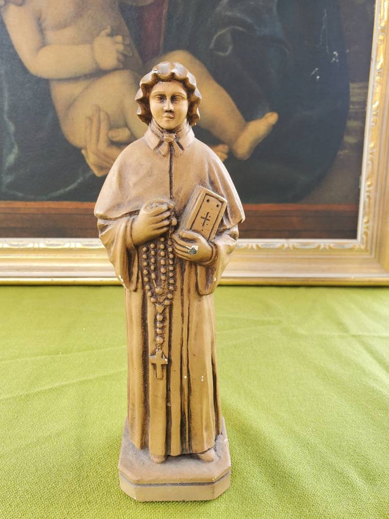 Vintage St. Elizabeth Ann Seton Statue American Patron | Etsy