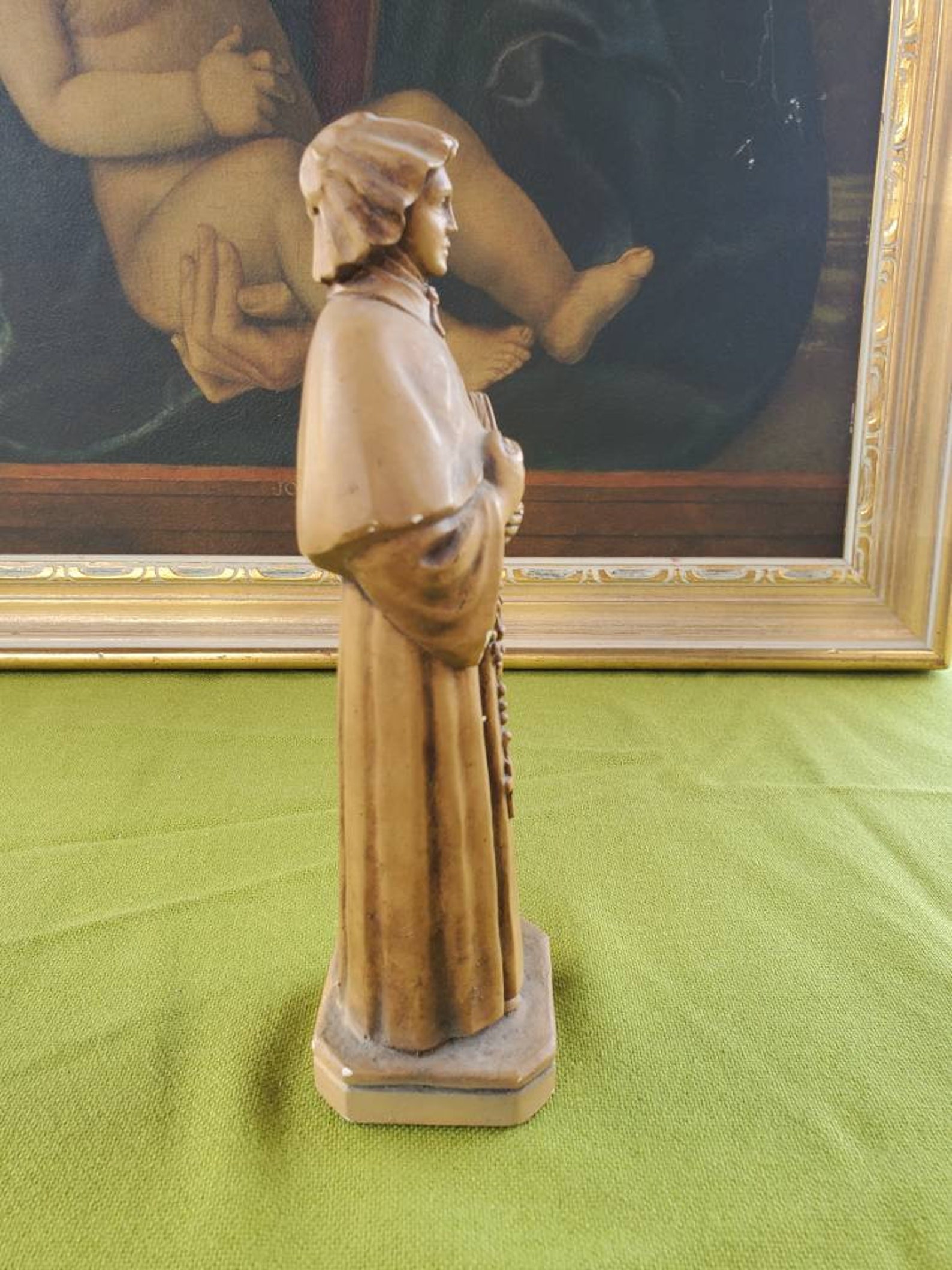 Vintage St. Elizabeth Ann Seton Statue American Patron | Etsy