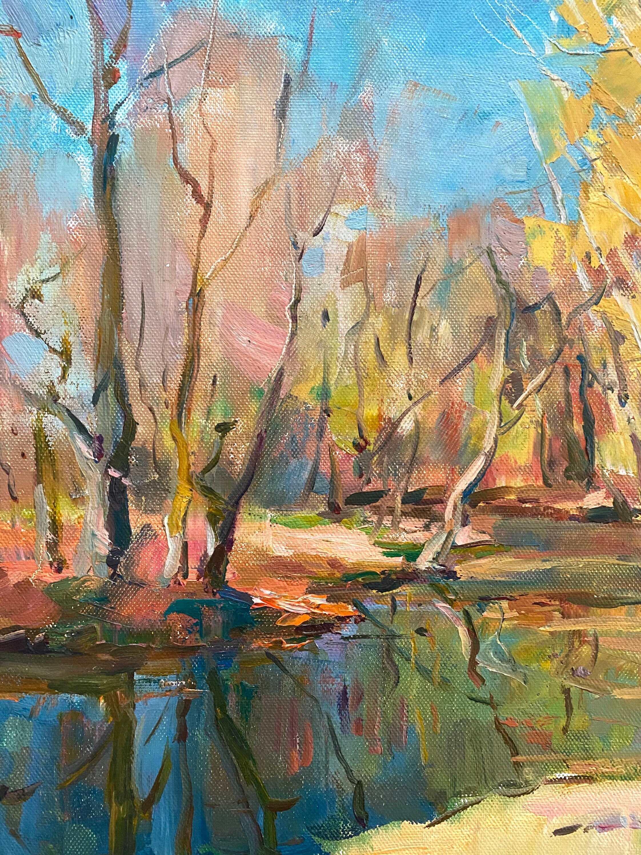 Impressionist Art Spring Original oil painting Landscape | Etsy