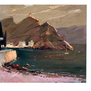 Ocean Painting, Large Wall Art, Original Painting, Impressionism, Sea ...