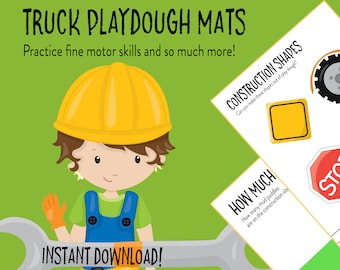 Preschool Construction Theme Printables, Construction Early Years, Play ...