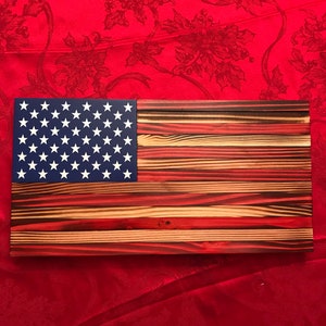 Rustic Wooden American Flag - Etsy