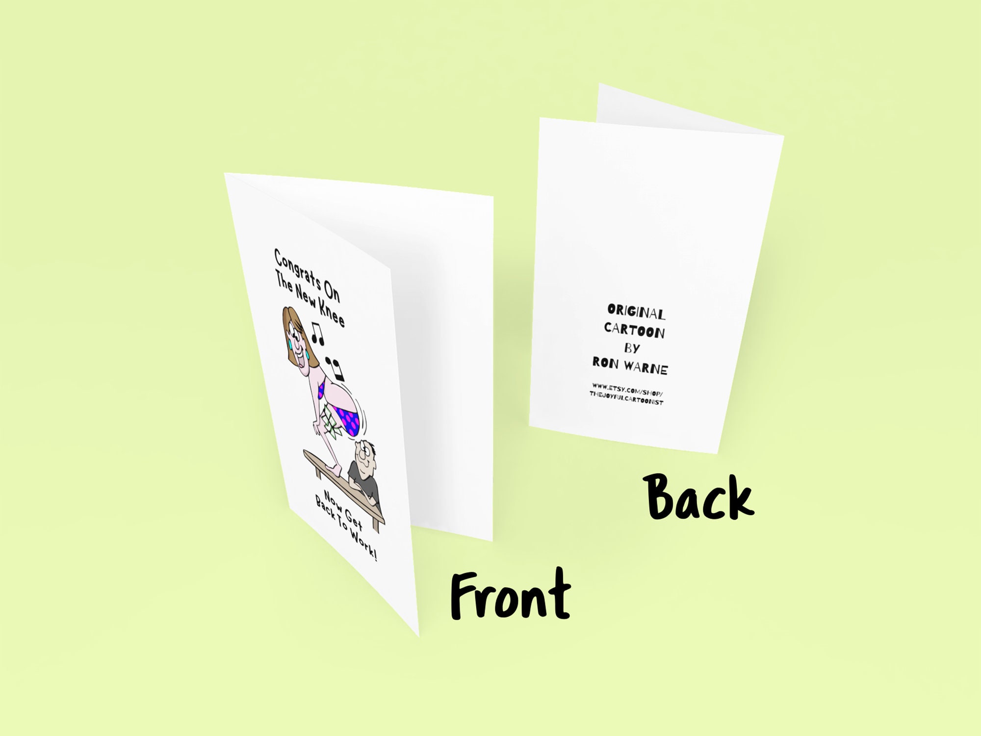 Knee Replacement Card for Woman Get Well Card Customizable ...
