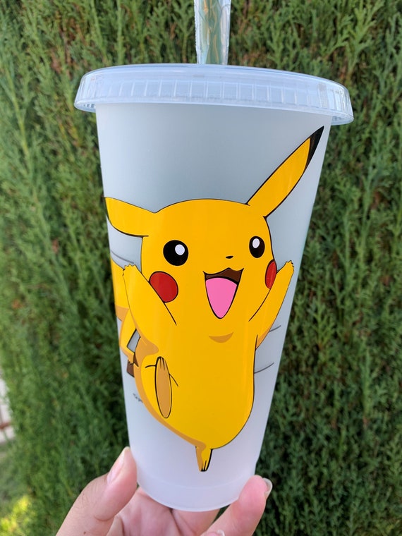 Pikachu Starbucks Cold Cup | Etsy