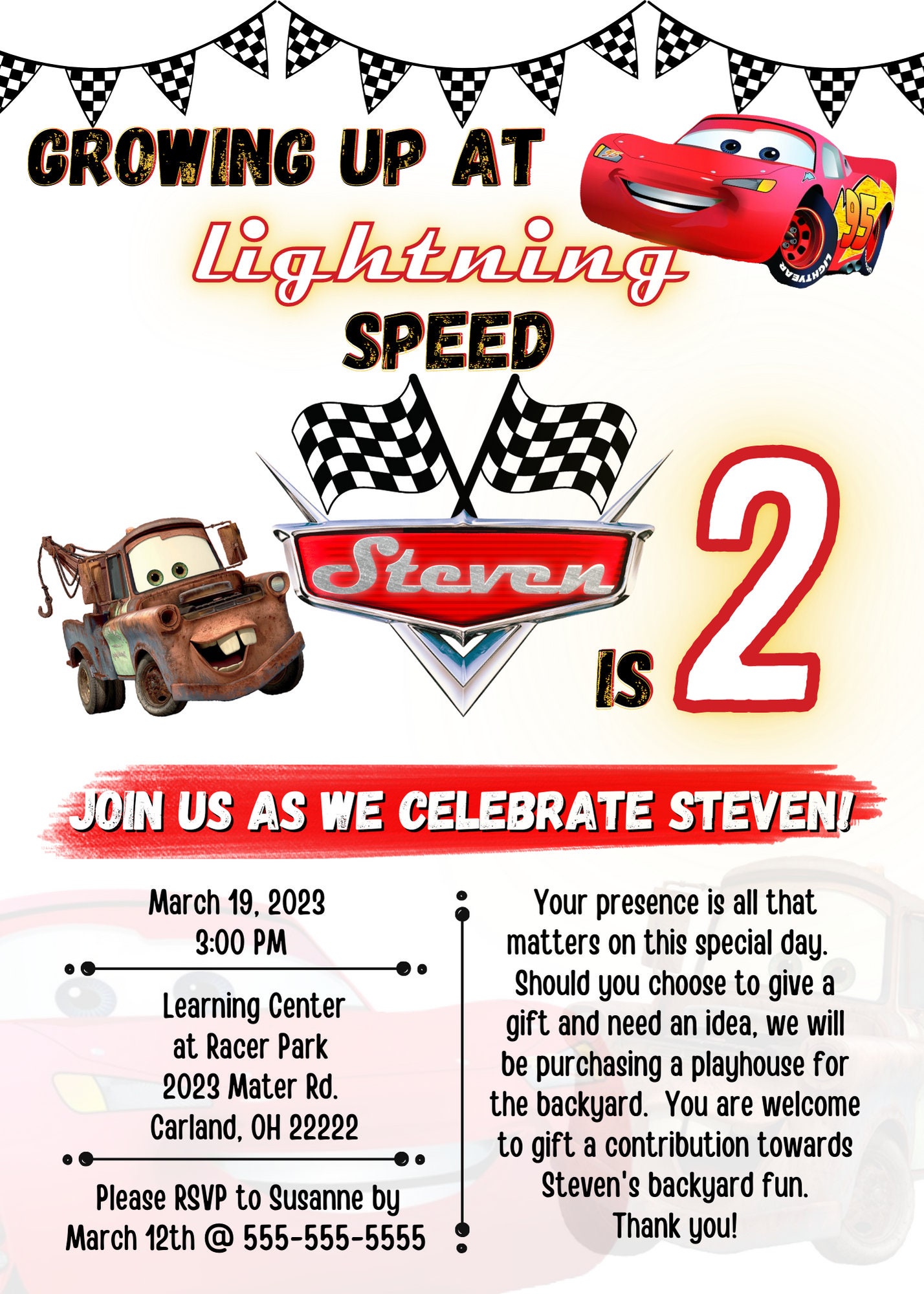 Custom Printable Invitation, DIGITAL - Etsy