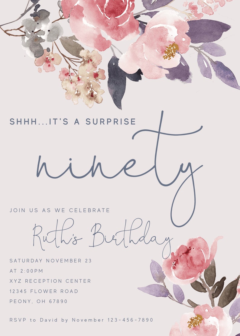 Custom Printable Invitation DIGITAL | Etsy