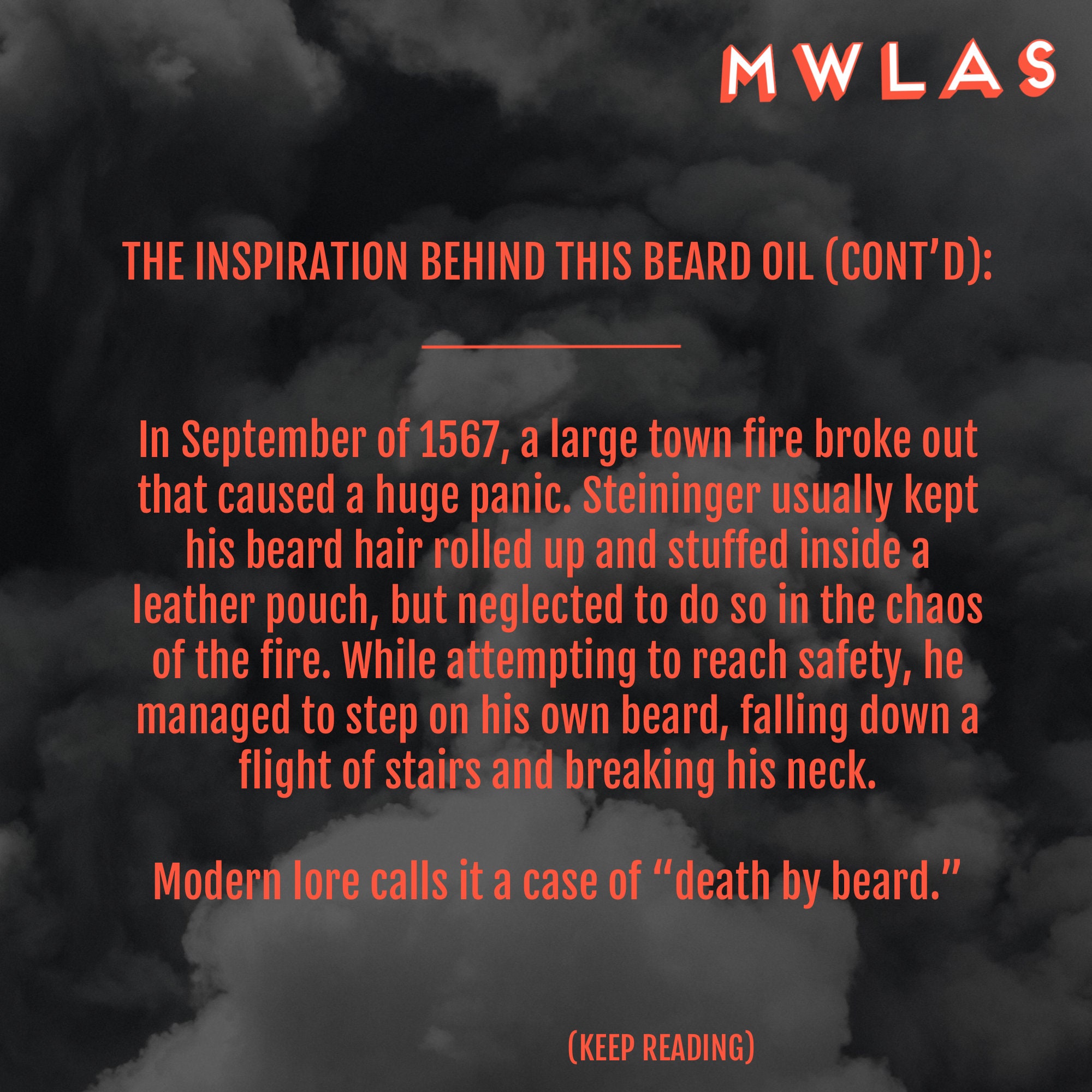 DEATH BY Series I: Steininger Beard Oil | Dark History Inspired | Vegan ...