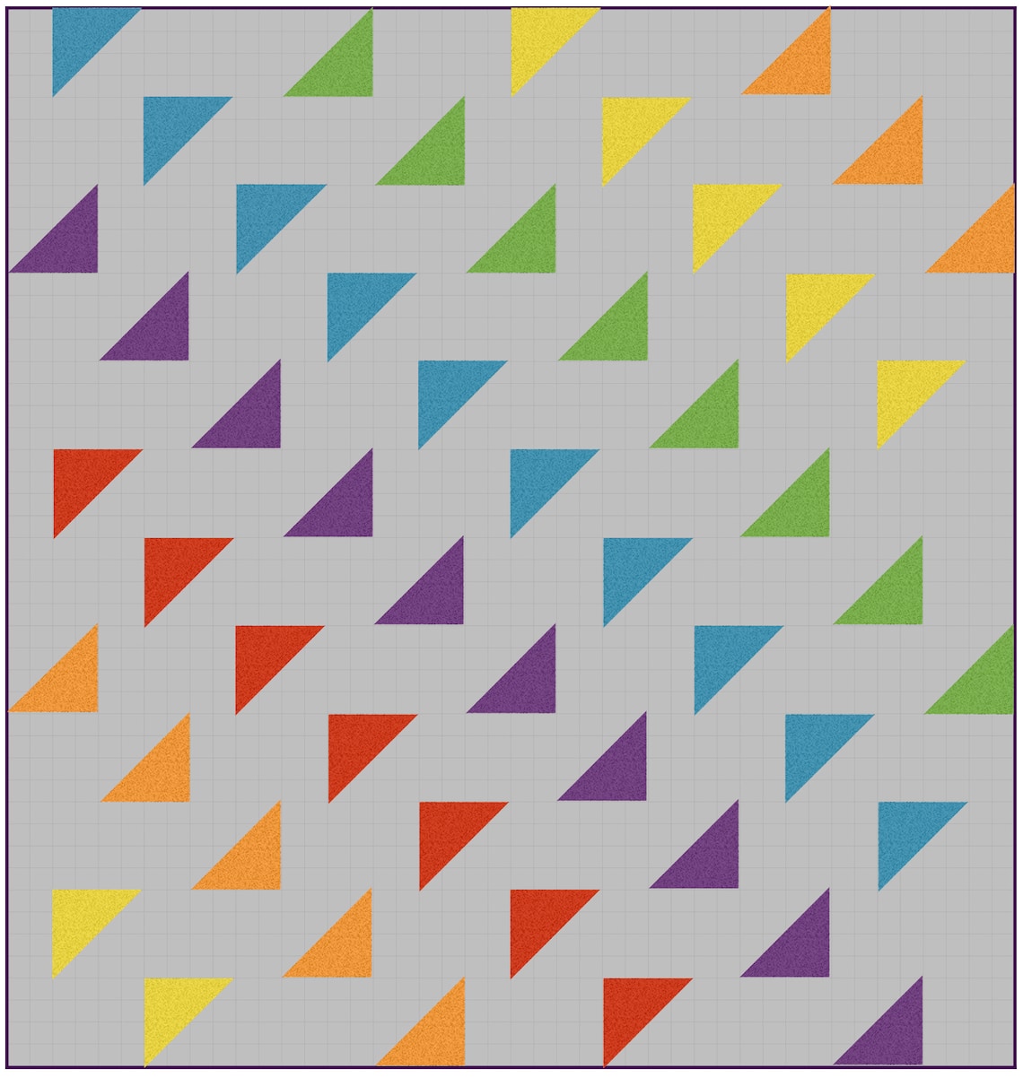 Flying Triangles Baby Quilt PDF Pattern - Toddler Quilt Pattern ...