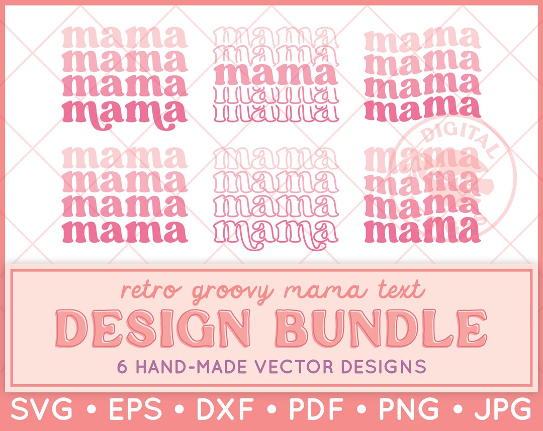 Retro Mama SVG Bundle Mother's Day Gift Gift for Mom - Etsy