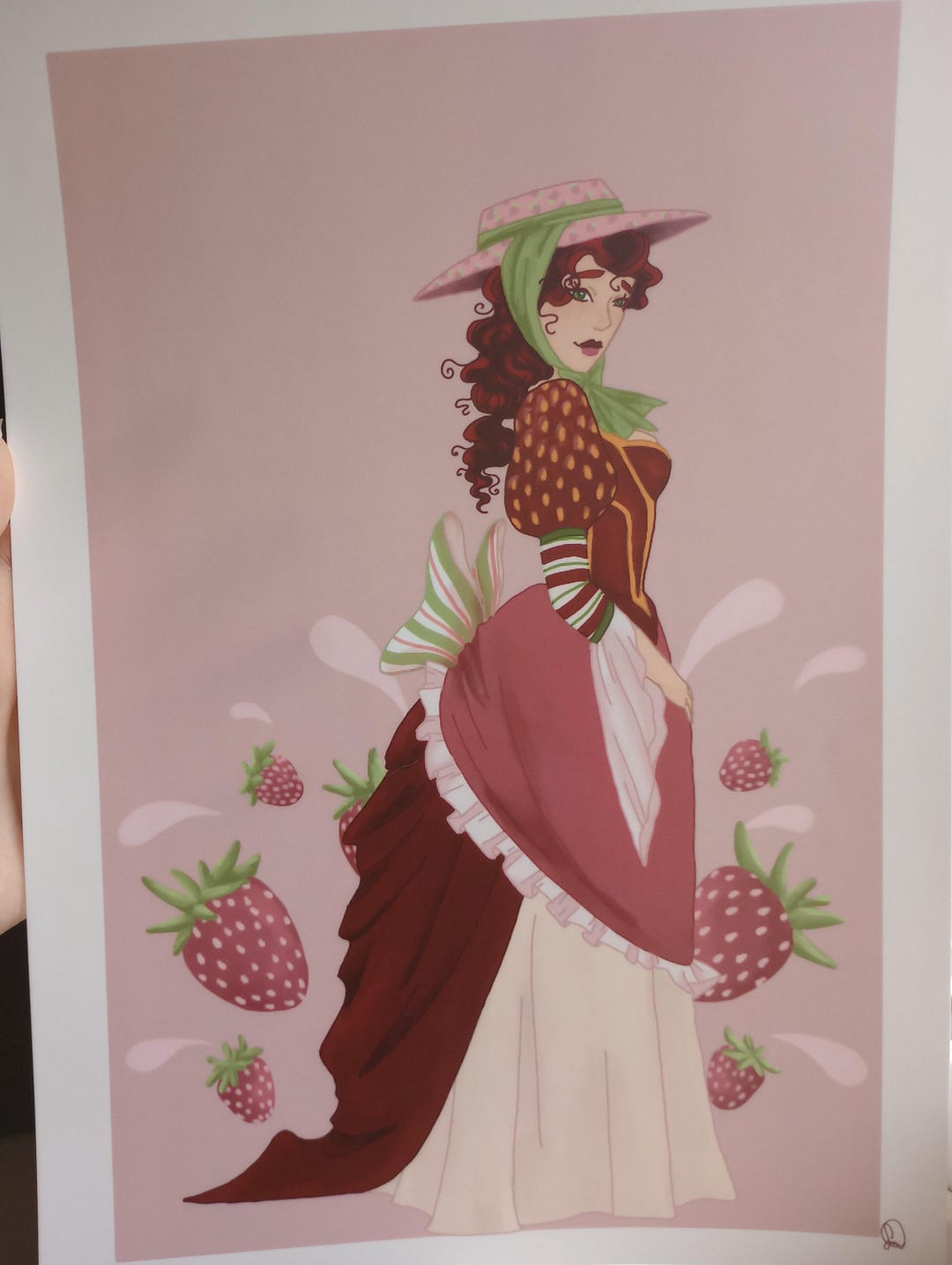 Strawberry Shortcake Character Prints - Etsy