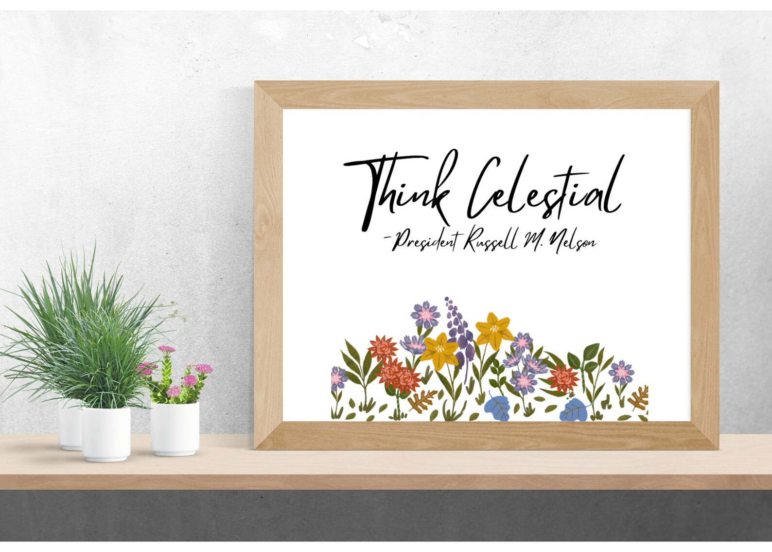 10 THINK CELESTIAL LDS Prints |young Men/women Handout |relief Society ...