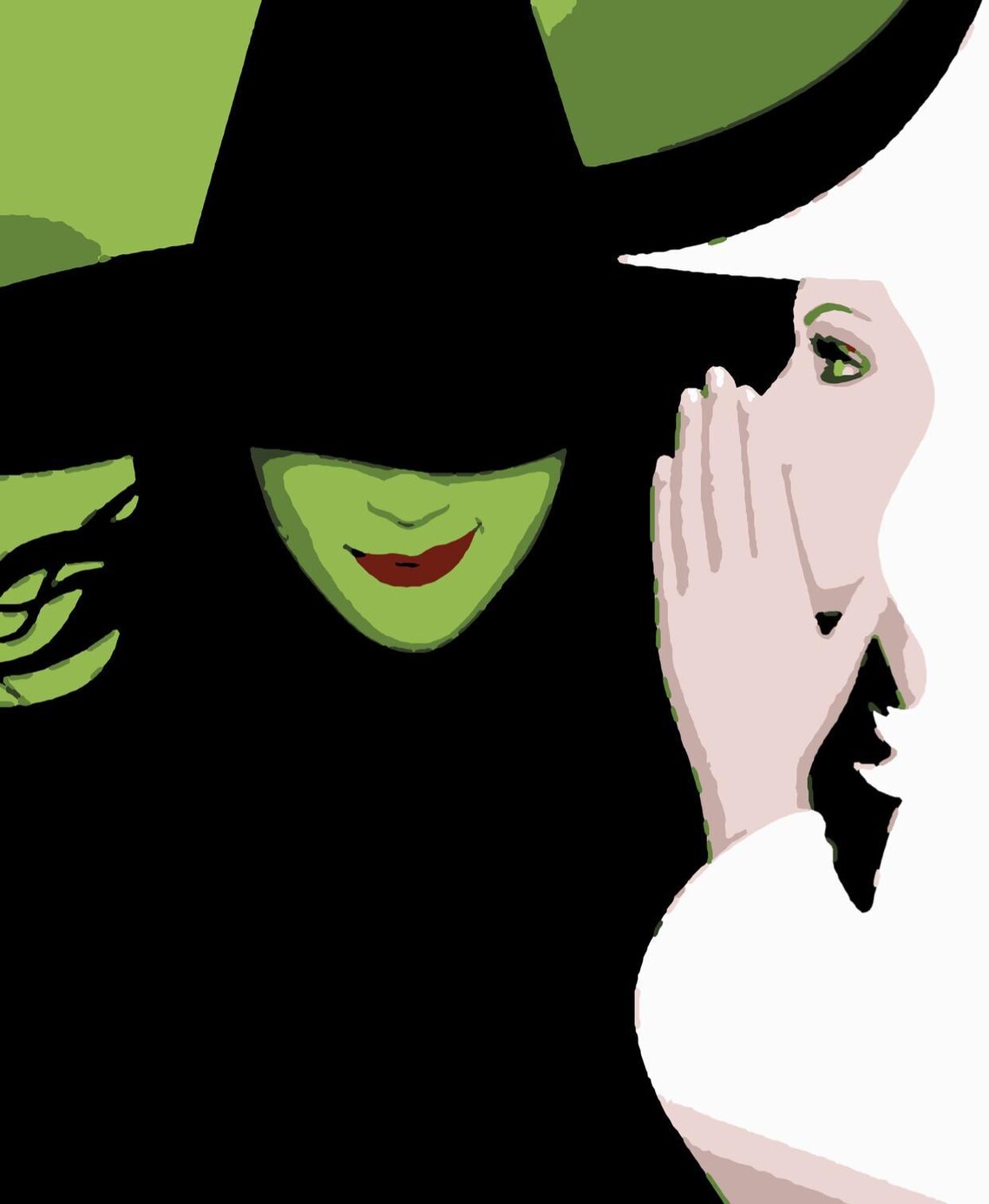 Wicked Paint by Numbers | Playbill Cover Color by Number | Gift or ...