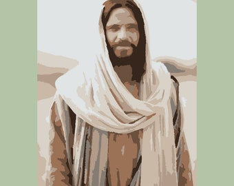 Paint by Number of the Birth of Jesus - Etsy