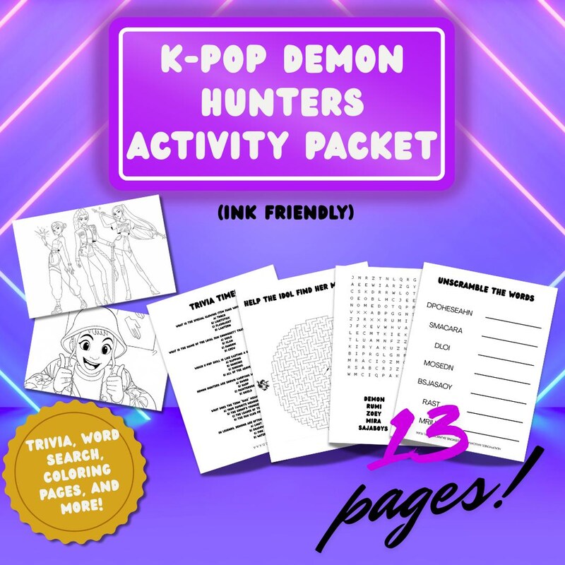 Kpop demon hunters math - Etsy.de