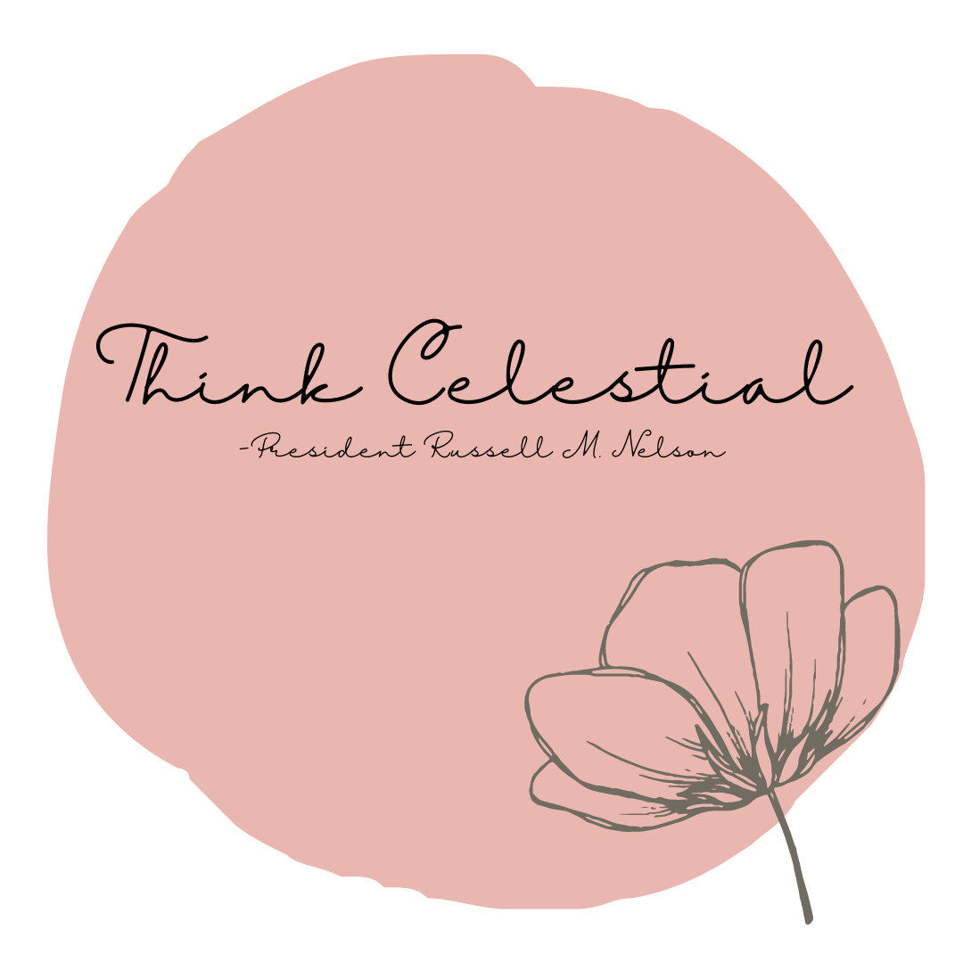 10 THINK CELESTIAL LDS Prints |young Men/women Handout |relief Society ...