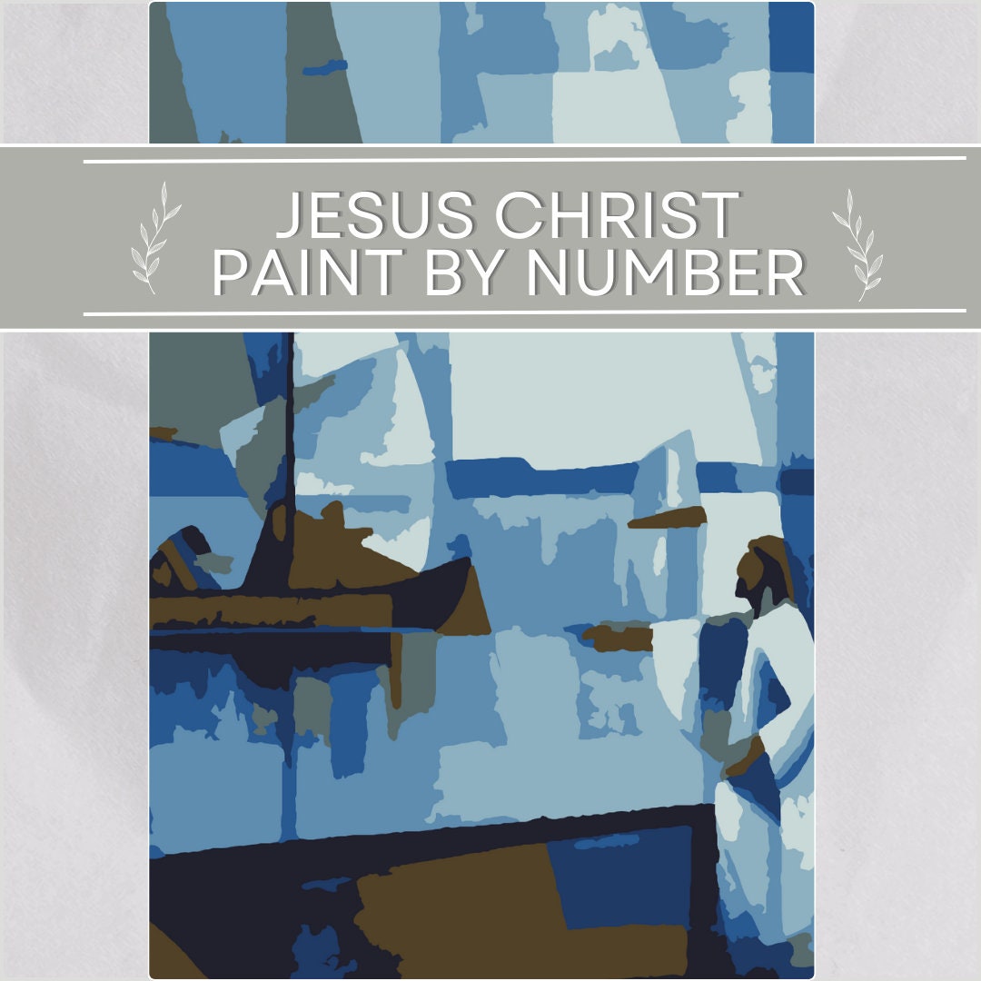 PAINT by NUMBER of Jesus Christ | Religious Activity for LDS General ...