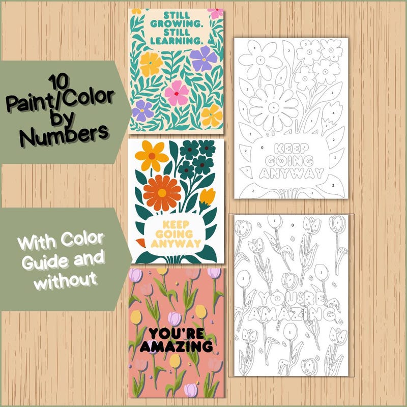 Quote Paint by Numbers - Etsy