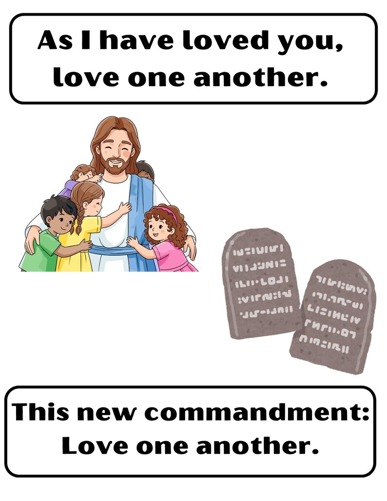 Love One Another Song Chart | LDS Primary Singing Time | Primary ...