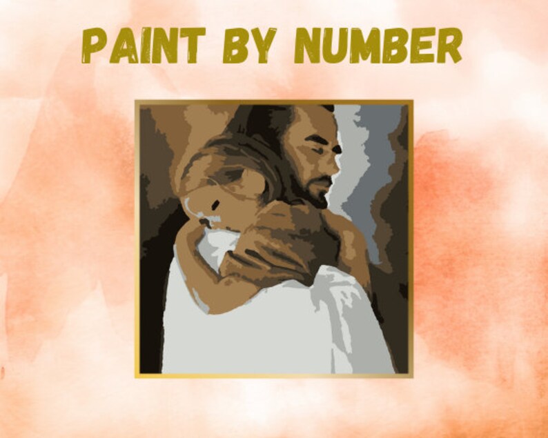 PAINT by NUMBER of Jesus Christ Religious Activity for LDS - Etsy