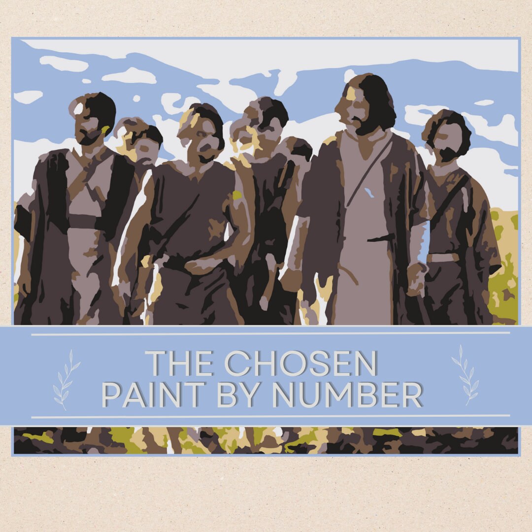 The Chosen PAINT by NUMBER | Jesus Christ | Great for Bible Study ...