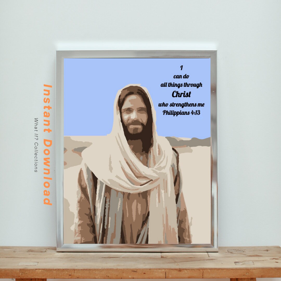 PAINT by NUMBER of Jesus Christ and Youth Theme 2023 - Etsy