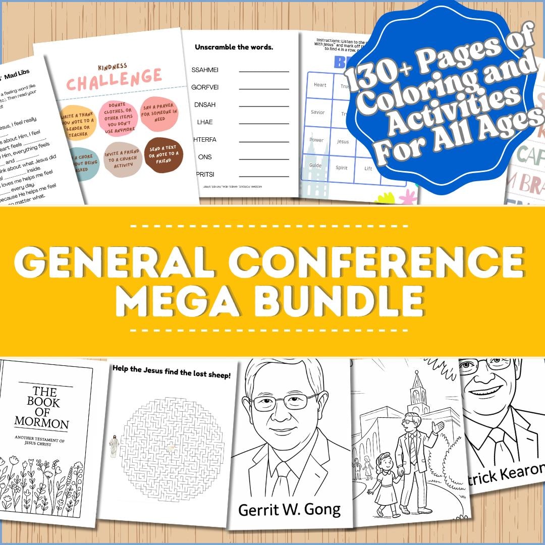 General Conference Mega Activity Bundle 2026 | 130+ Activity and ...