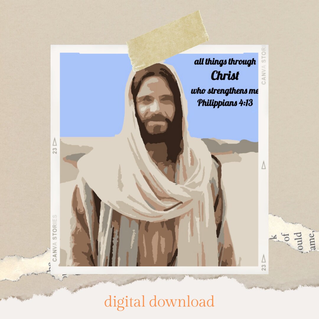 PAINT by NUMBER of Jesus Christ and Youth Theme 2023 - Etsy