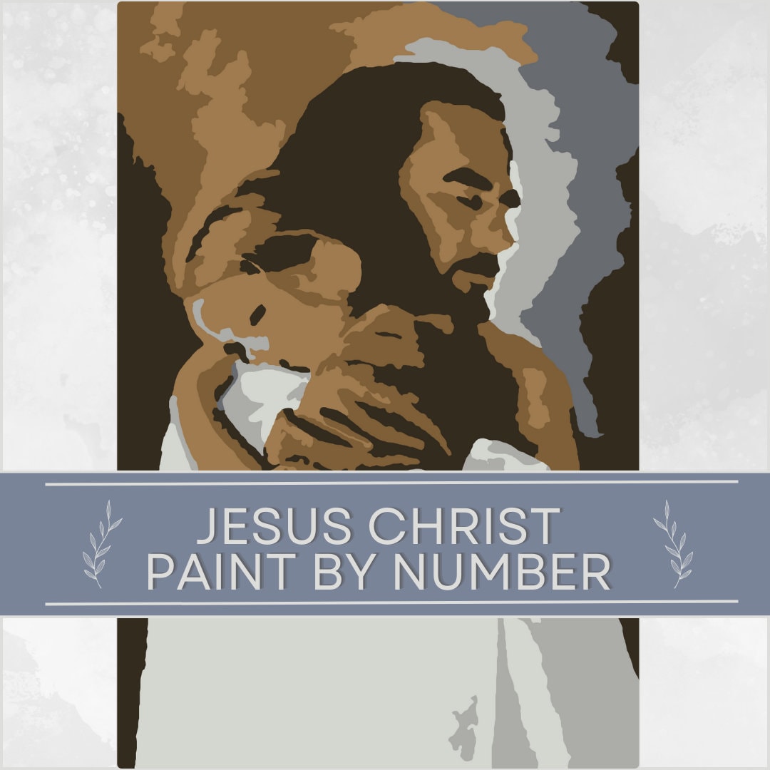PAINT by NUMBER of Jesus Christ | Religious Activity for LDS General ...