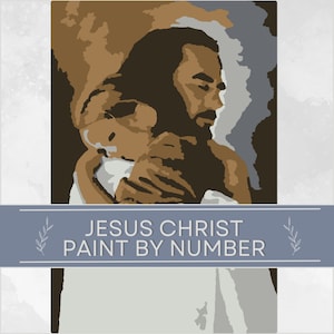PAINT by NUMBER of Jesus Christ | Religious Activity for LDS General ...