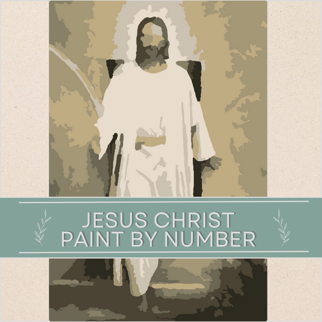 PAINT by NUMBER of Jesus Christ Risen at Tomb General Conference ...