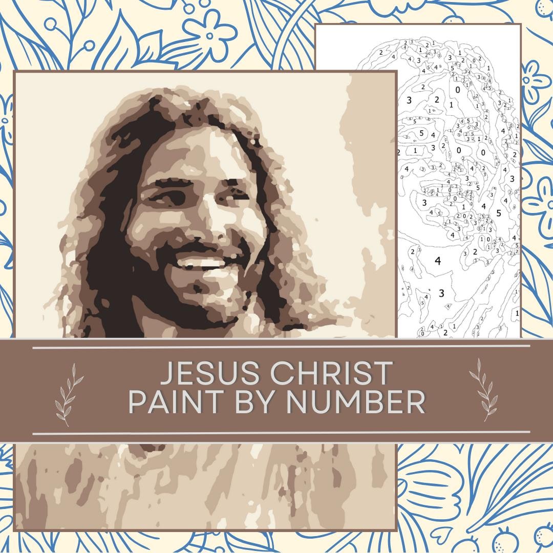 Paint by Number of Jesus Christ | Easter General Conference | Relief ...