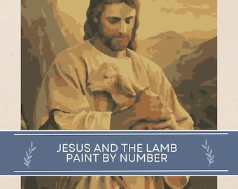 Paint by Number-jesus Christ - Etsy