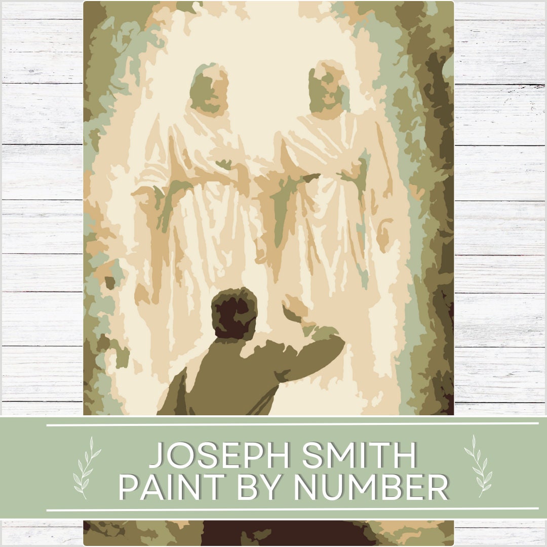PAINT by NUMBER of First Vision Joseph Smith Religious Activity for LDS ...