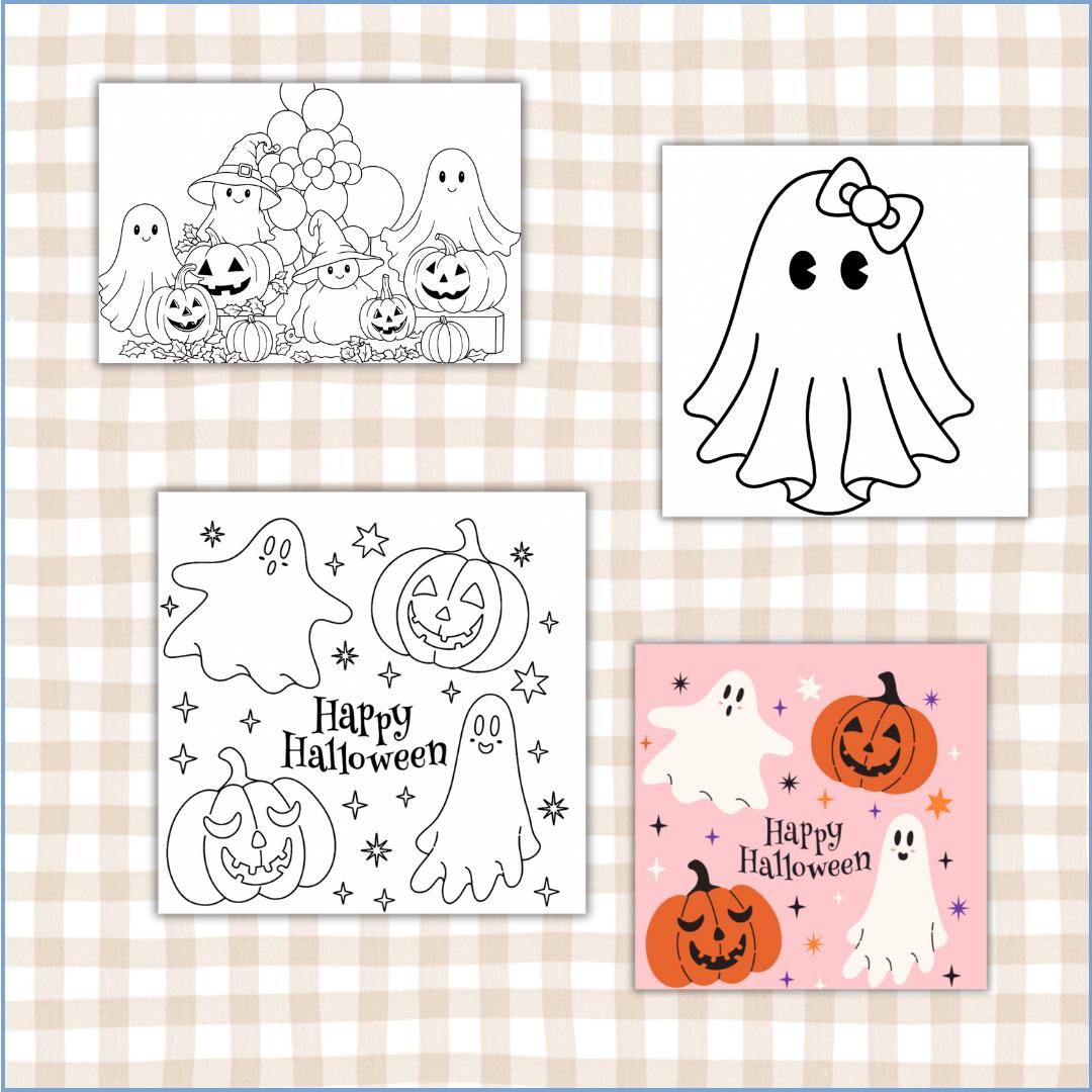 Halloween & Fall Coloring Pages Bundle | 50 Printable Autumn Spooky ...