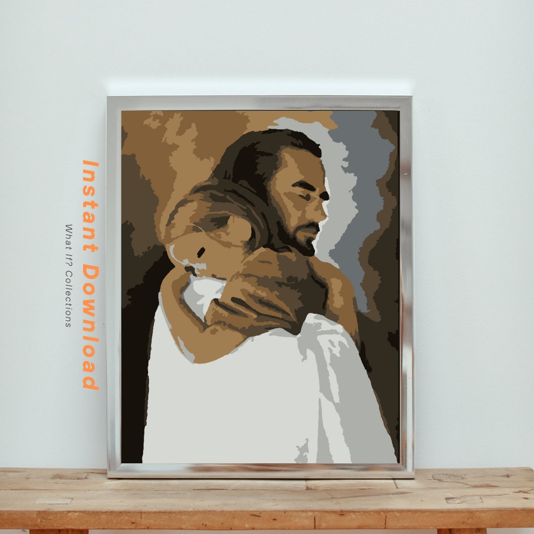 PAINT by NUMBER of Jesus Christ Religious Activity for LDS - Etsy