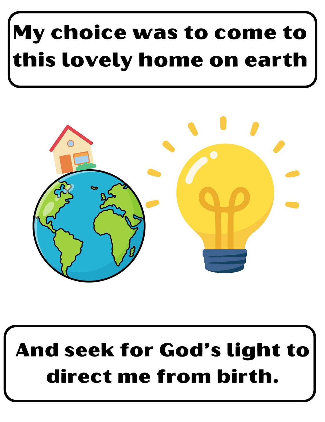 I Will Follow God's Plan Song Chart | LDS Primary Singing Time ...