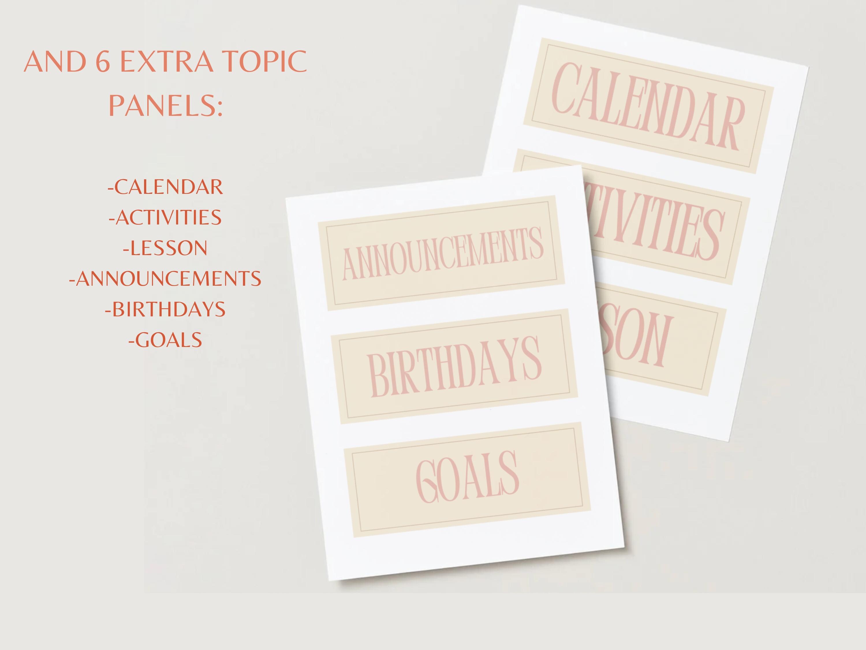 2026 Young Women Bulletin Decorations | Old Testament | Banner and ...