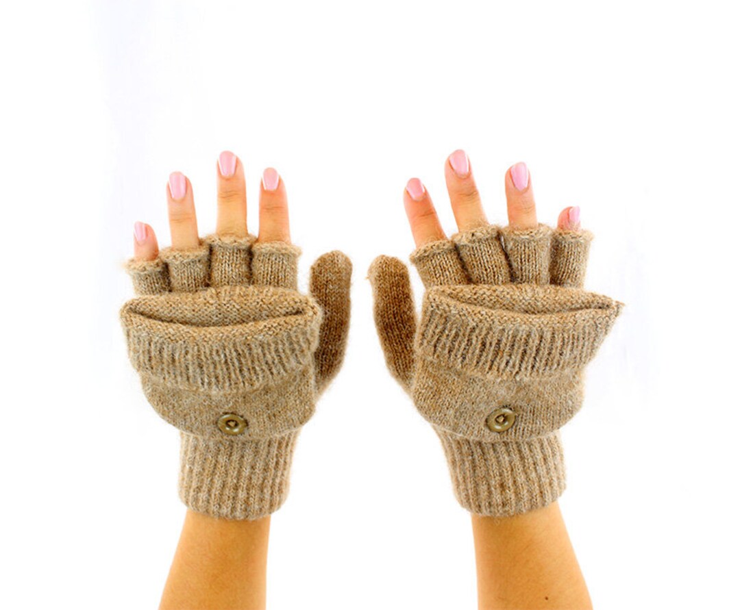 Alpaca Glittens (convertible Glove/mittens) - Etsy