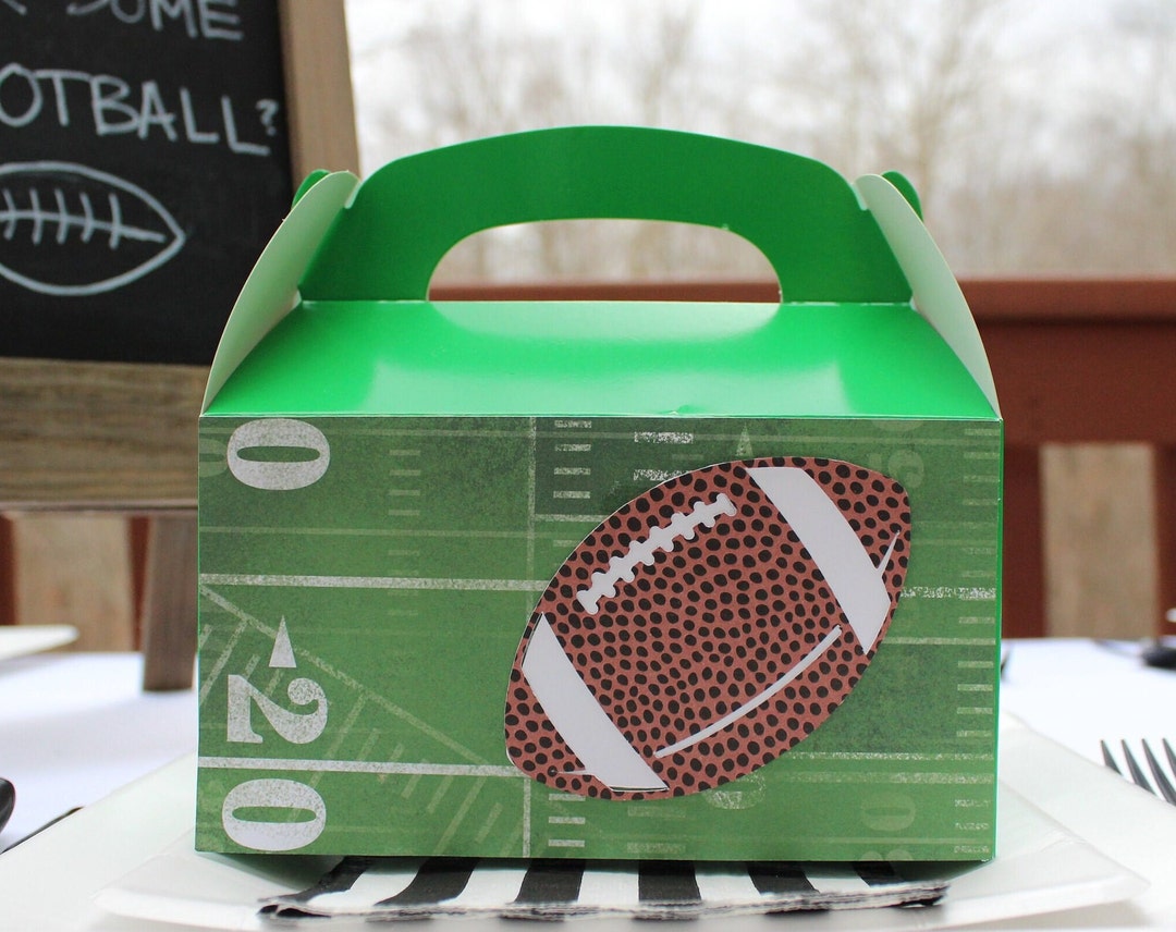 Football, Candy Bags, Gable Boxes, Birthday Party, Party, Party Favors ...