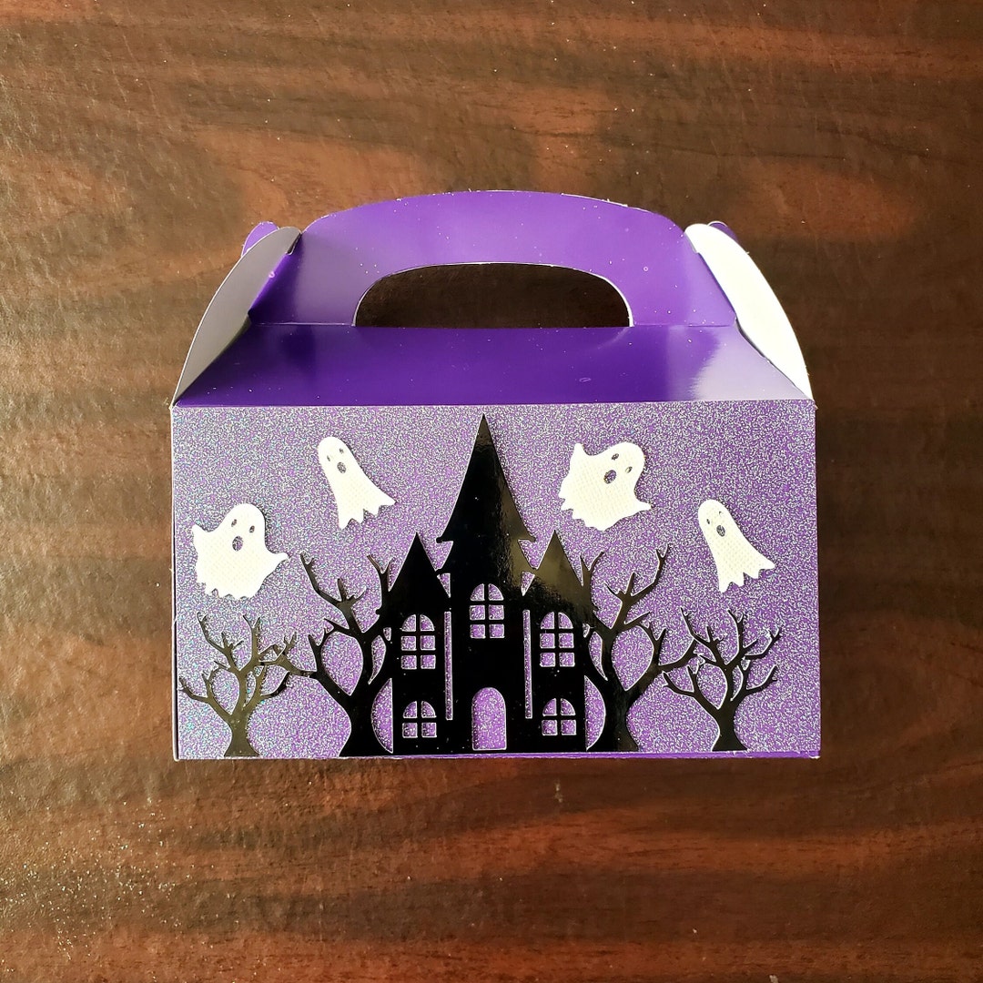 Halloween Treat Box, Halloween Party Favor, Trick or Treat Gift Box ...