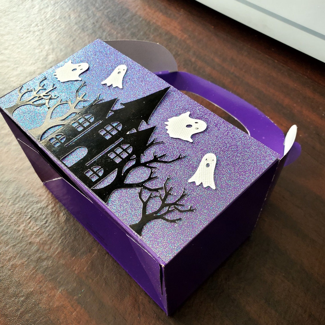 Halloween Treat Box, Halloween Party Favor, Trick or Treat Gift Box ...
