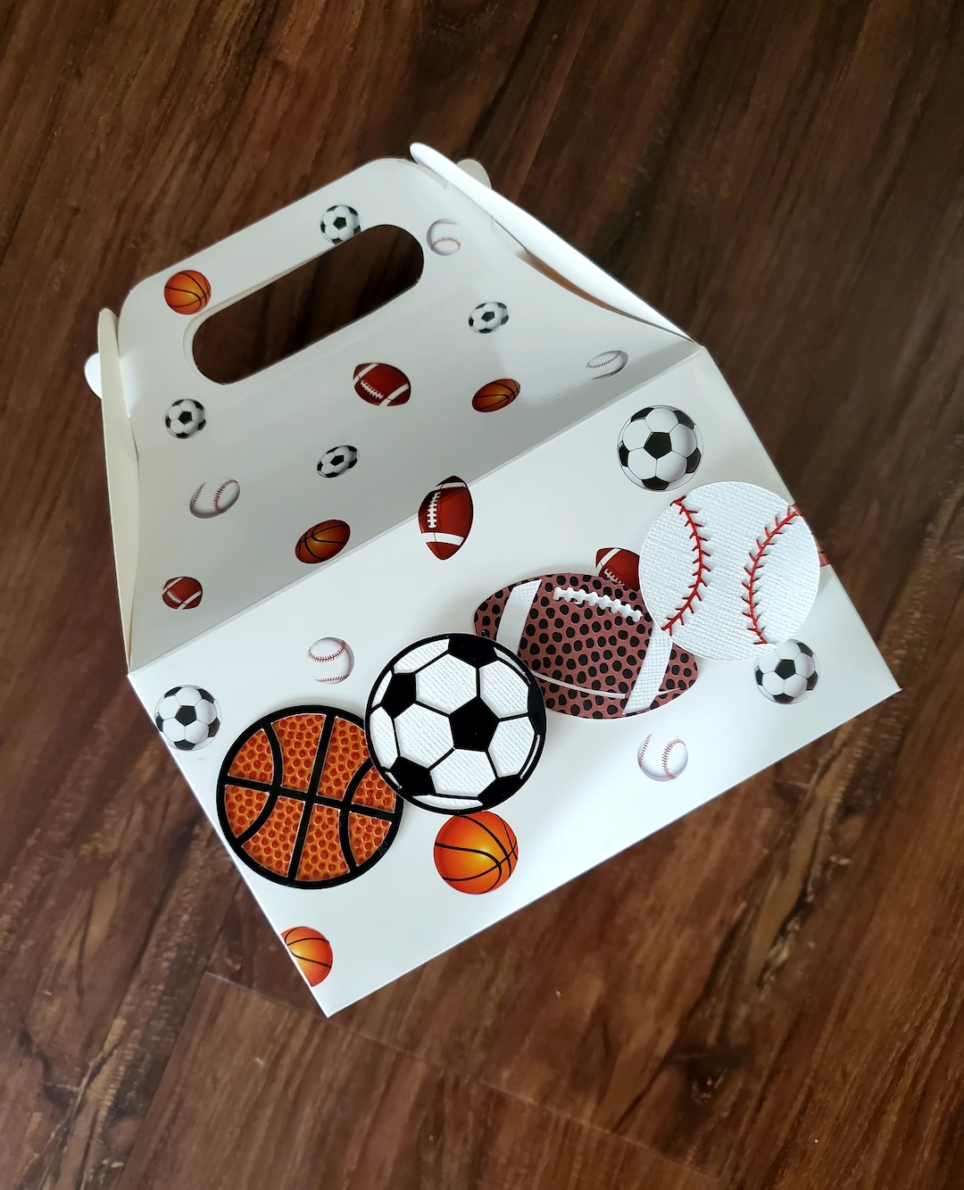 Sports Birthday Party, Sports Birthday Treat Bag, Basketball, Soccer ...