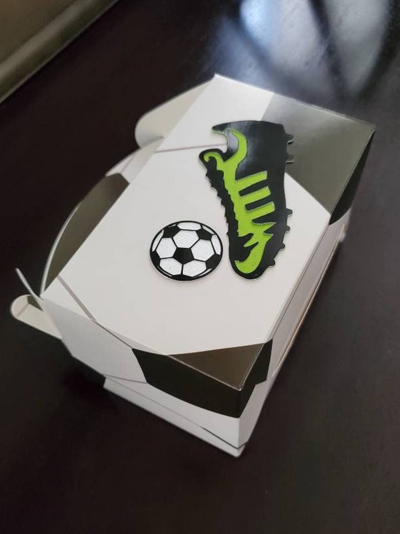 Soccer Ball Treat Box, Party Favor, Party Bag, Swag Bag, Birthday ...