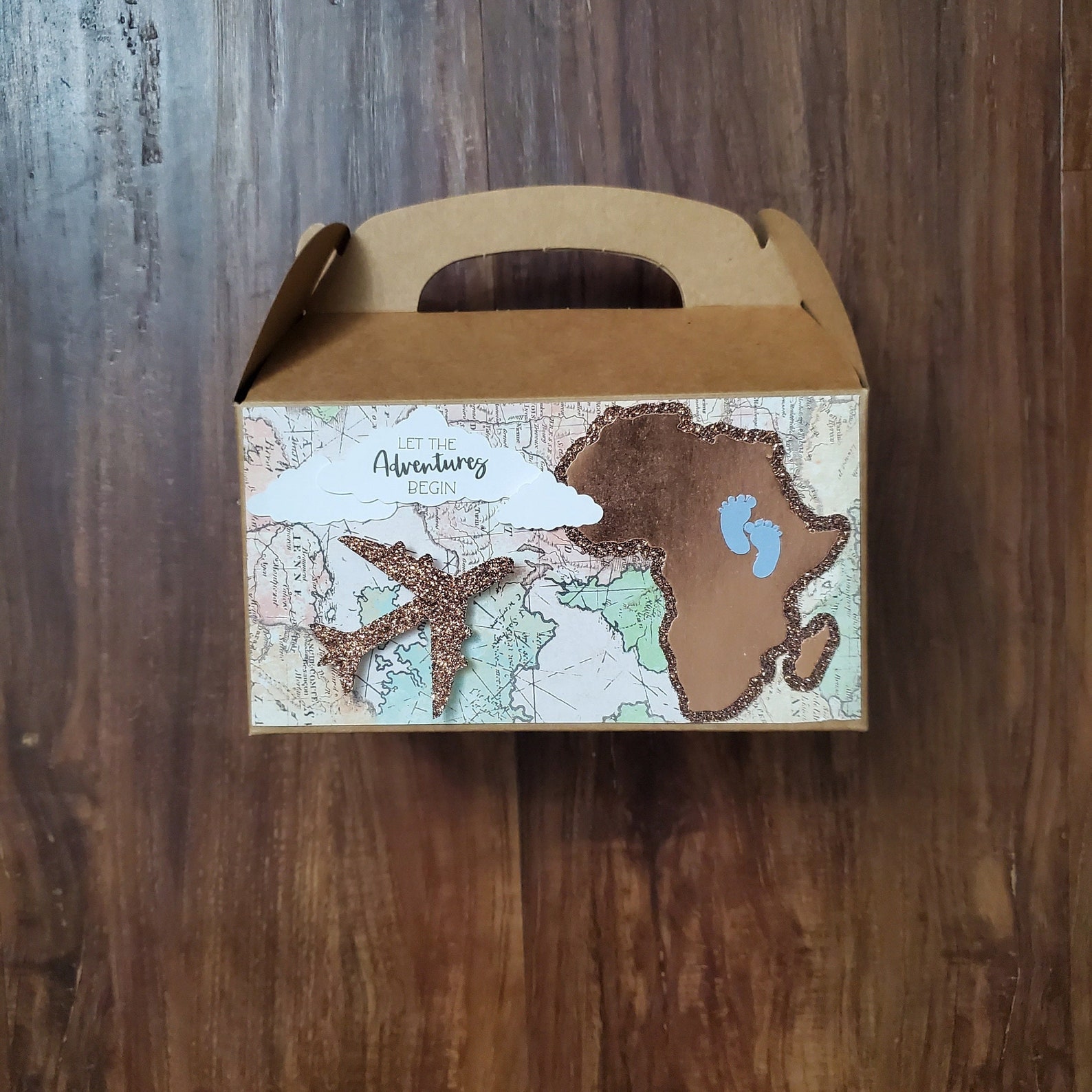 Travel Theme Baby Shower, Travel, Party Favor, Gable Box, Baby Shower ...
