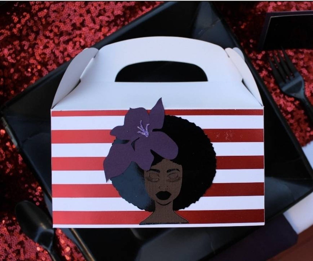 Black Girl Magic, Treat Box, Party Favor, Swag Bag, Black Girl, Black ...