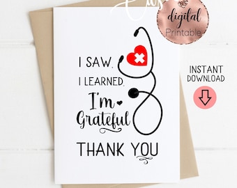 Medical Thank You | Etsy