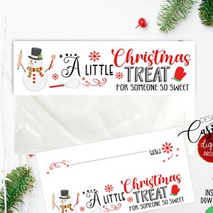 Christmas Bag Topper Printable Tag,a Little Christmas Treat for Someone ...